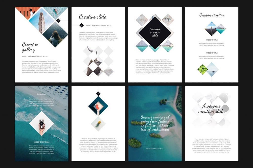 A4 | Tera Colorful PowerPoint Template – MasterBundles