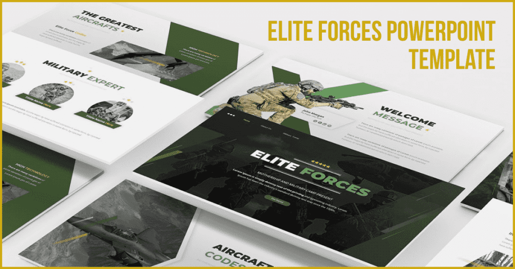 Elite Forces Powerpoint Template – MasterBundles