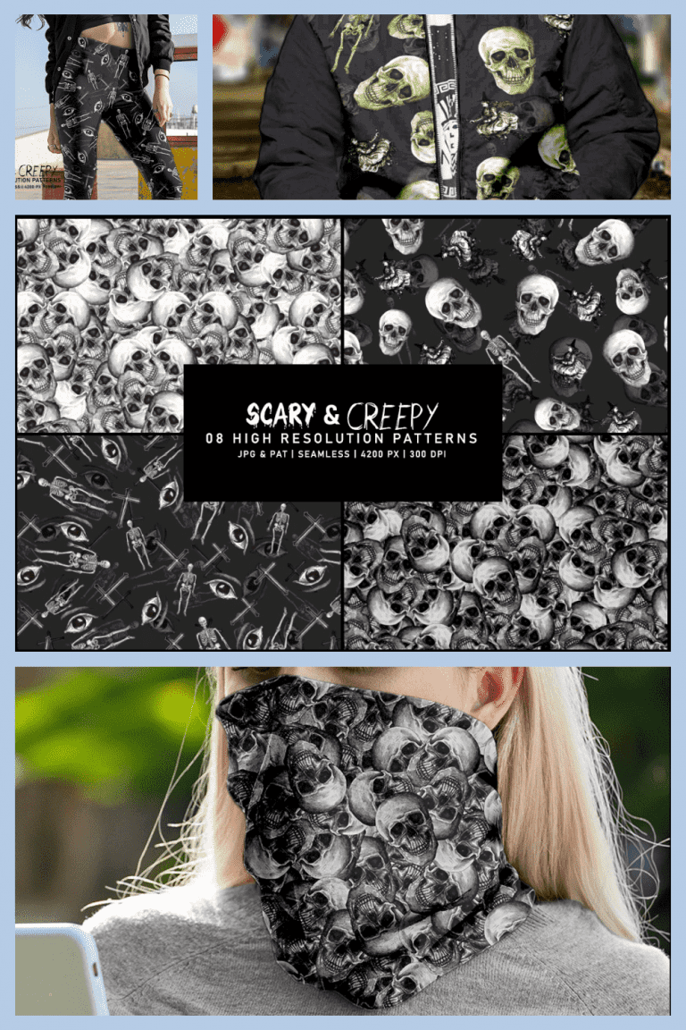 50+ Inspiring Halloween Patterns: Free and Premium