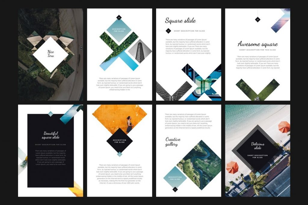 A4 | Tera Colorful PowerPoint Template – MasterBundles