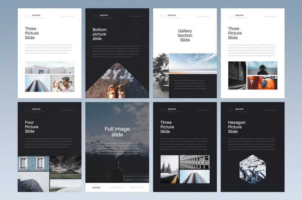 A4 | Assume Cool PowerPoint Template – MasterBundles