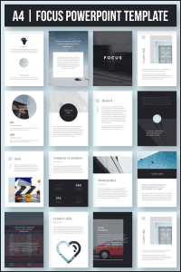A4 | Focus PowerPoint Template – MasterBundles