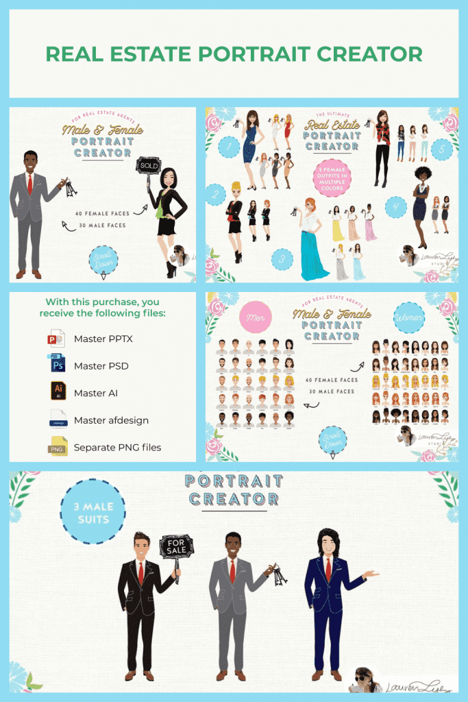 Real Estate Portrait Creator – MasterBundles