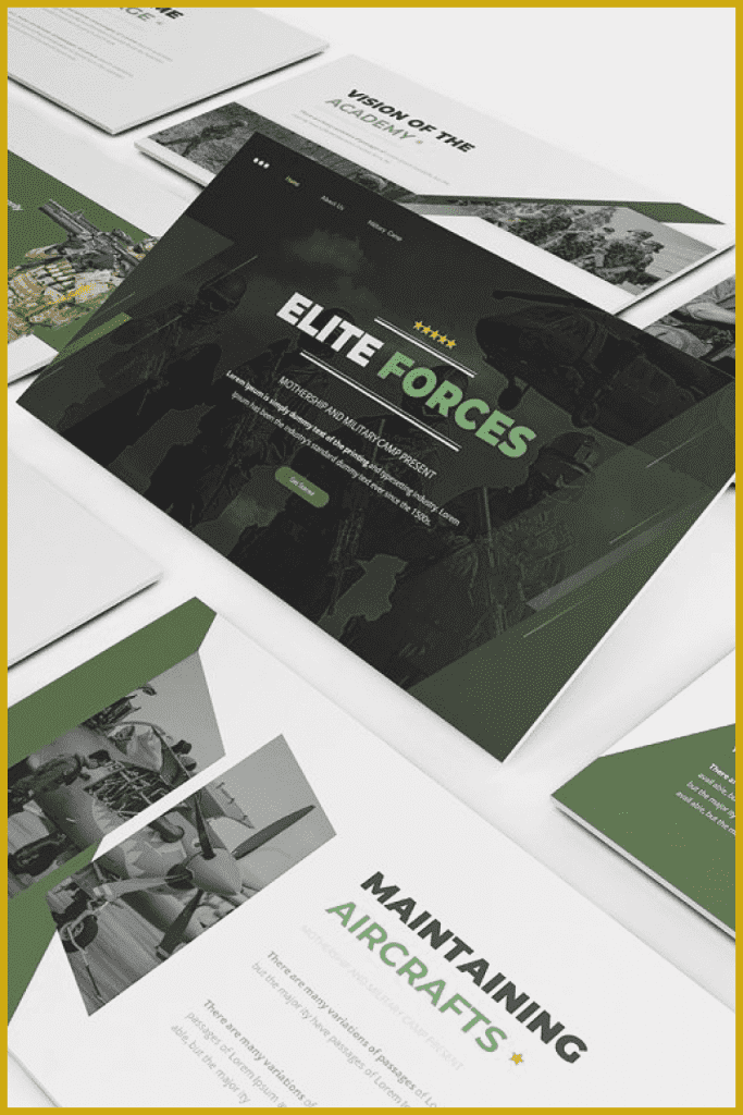 Elite Forces Powerpoint Template – MasterBundles