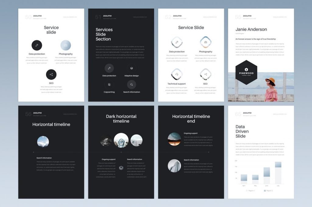 A4 | Assume Cool PowerPoint Template – MasterBundles