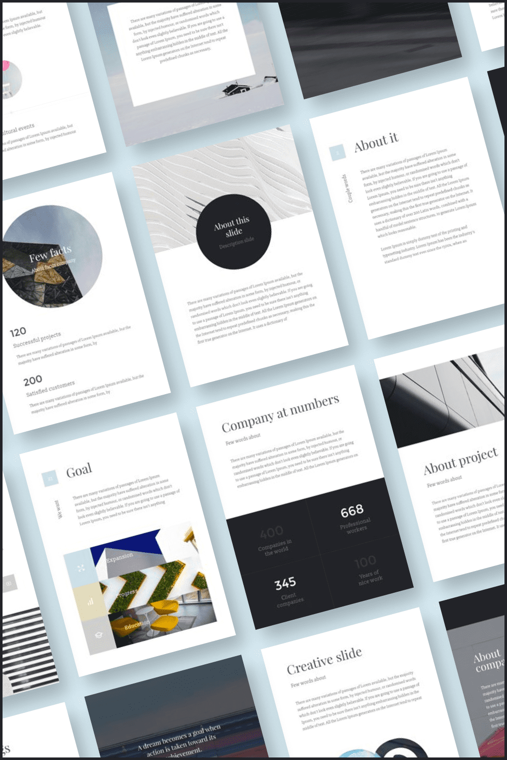 A4 | Focus PowerPoint Template – MasterBundles