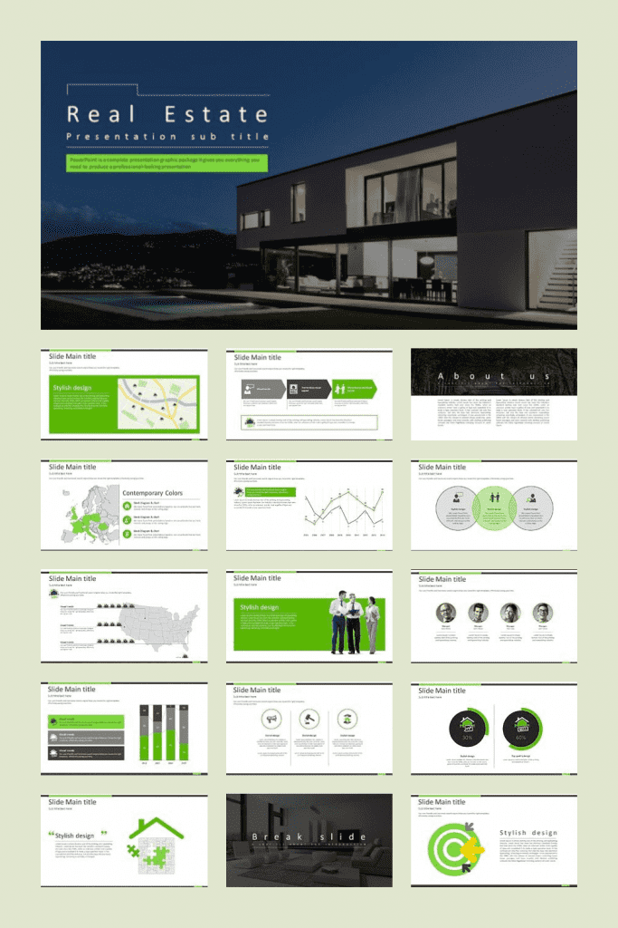 Real Estate PowerPoint Presentation – MasterBundles