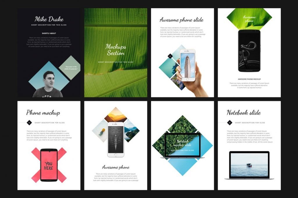 A4 | Tera Colorful PowerPoint Template – MasterBundles