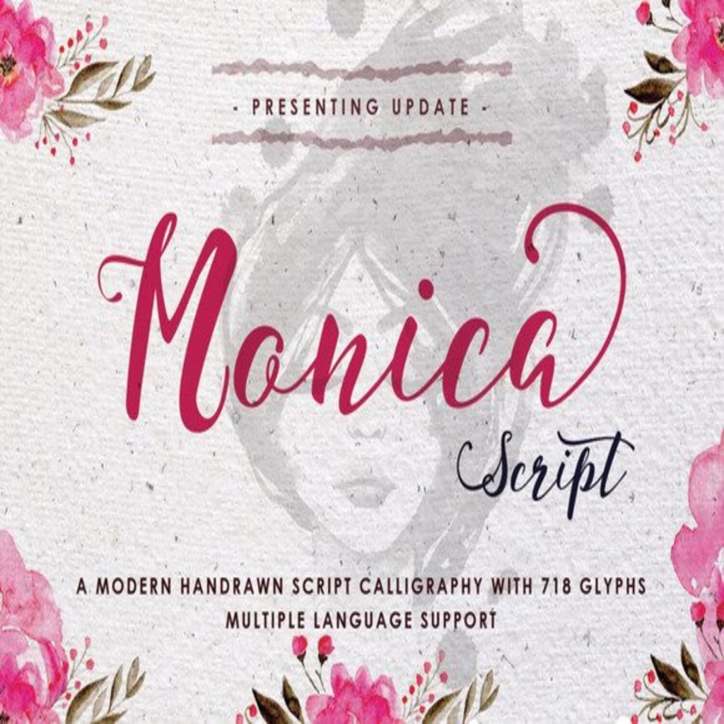 Monica Calligraphy Font – MasterBundles