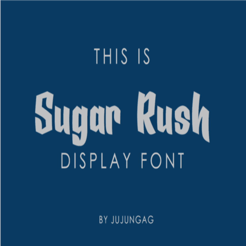 Sugar Rush Display Font – MasterBundles