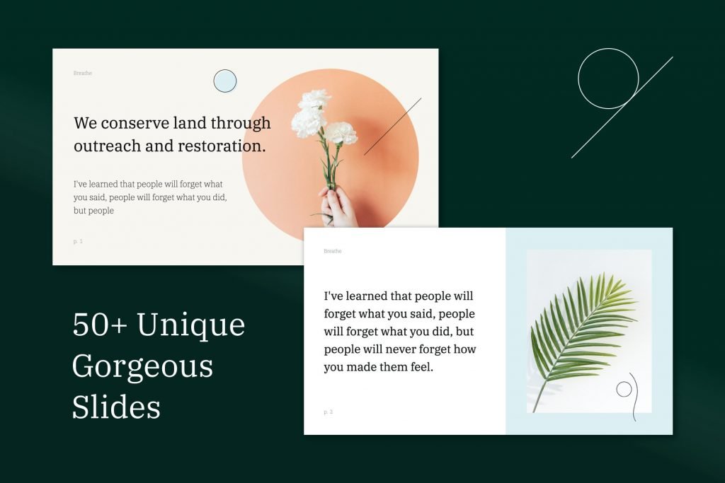 Breathe Creative PowerPoint Template – MasterBundles