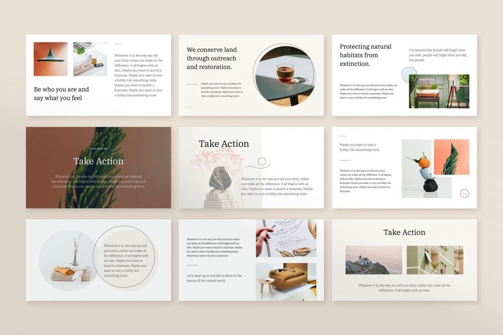 Breathe Creative PowerPoint Template – MasterBundles