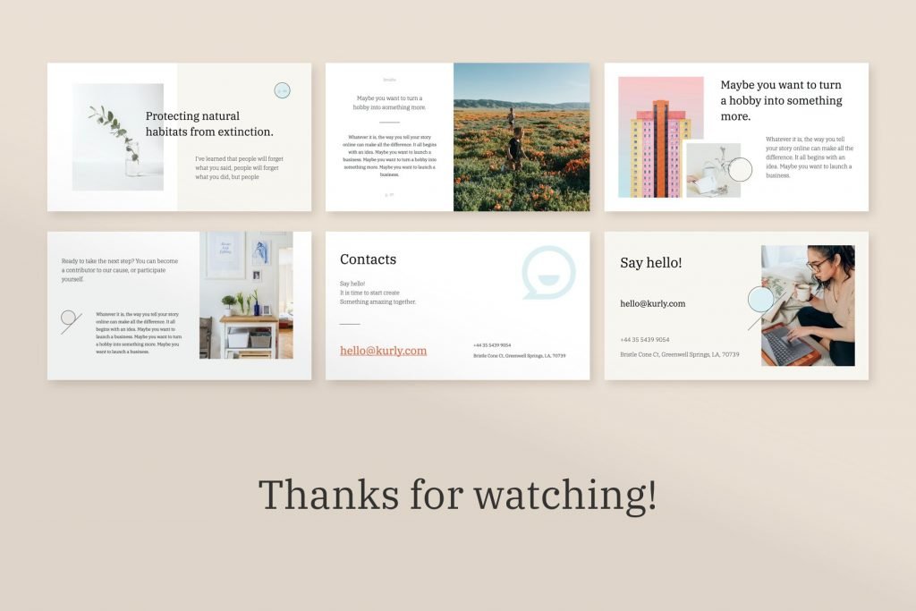 Breathe Creative PowerPoint Template – MasterBundles