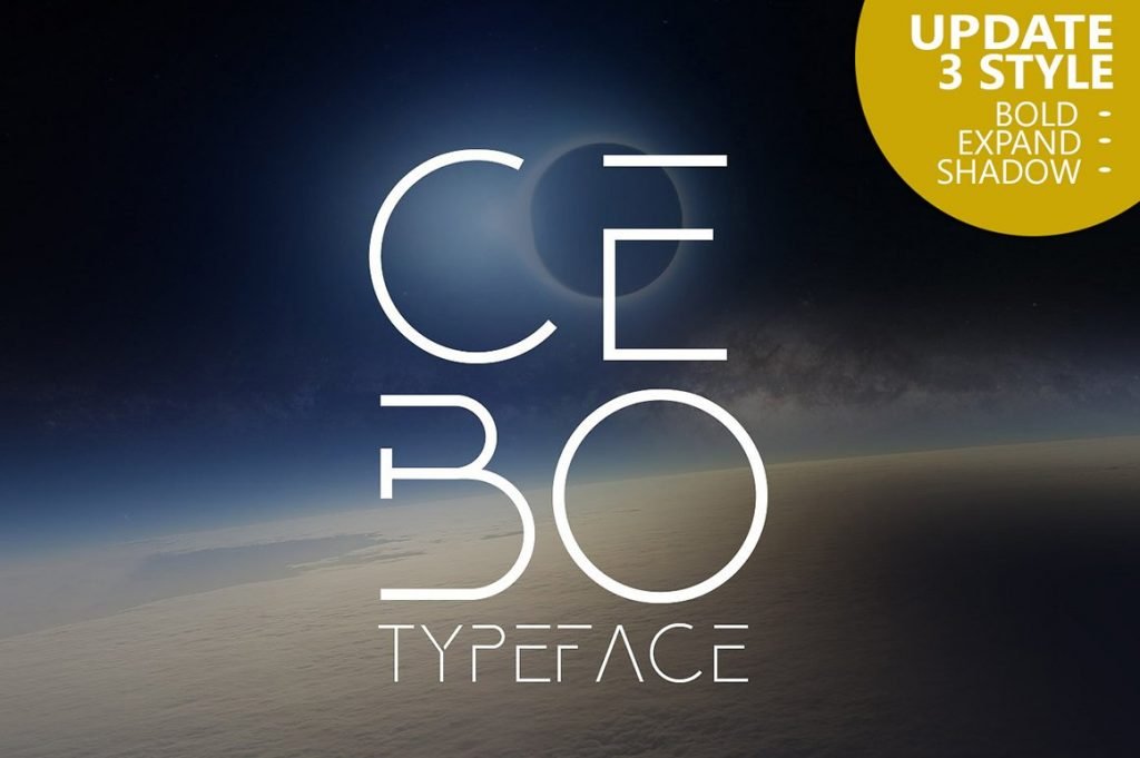 Cebo Minimalis Typeface: 6 Fonts – MasterBundles