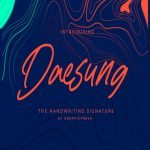 Daesung - The Handwriting Signature – MasterBundles