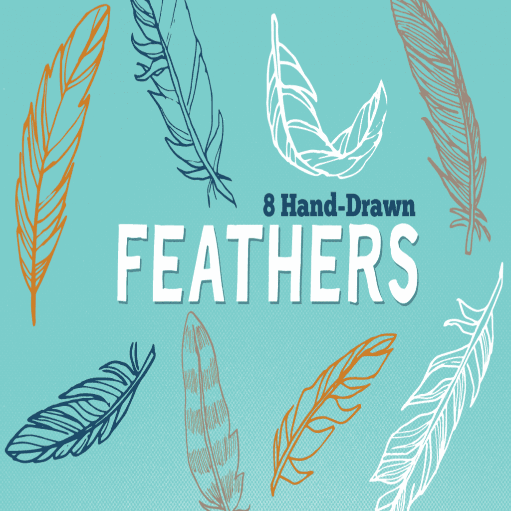 Magic Feathers Vectors Collection – MasterBundles