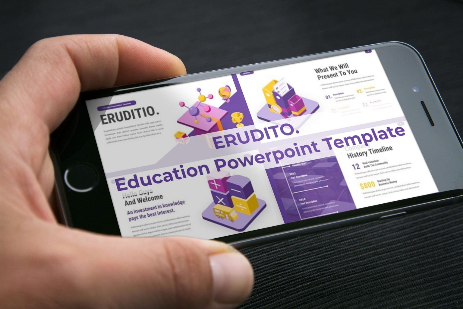 Eruditio - Education Powerpoint – MasterBundles