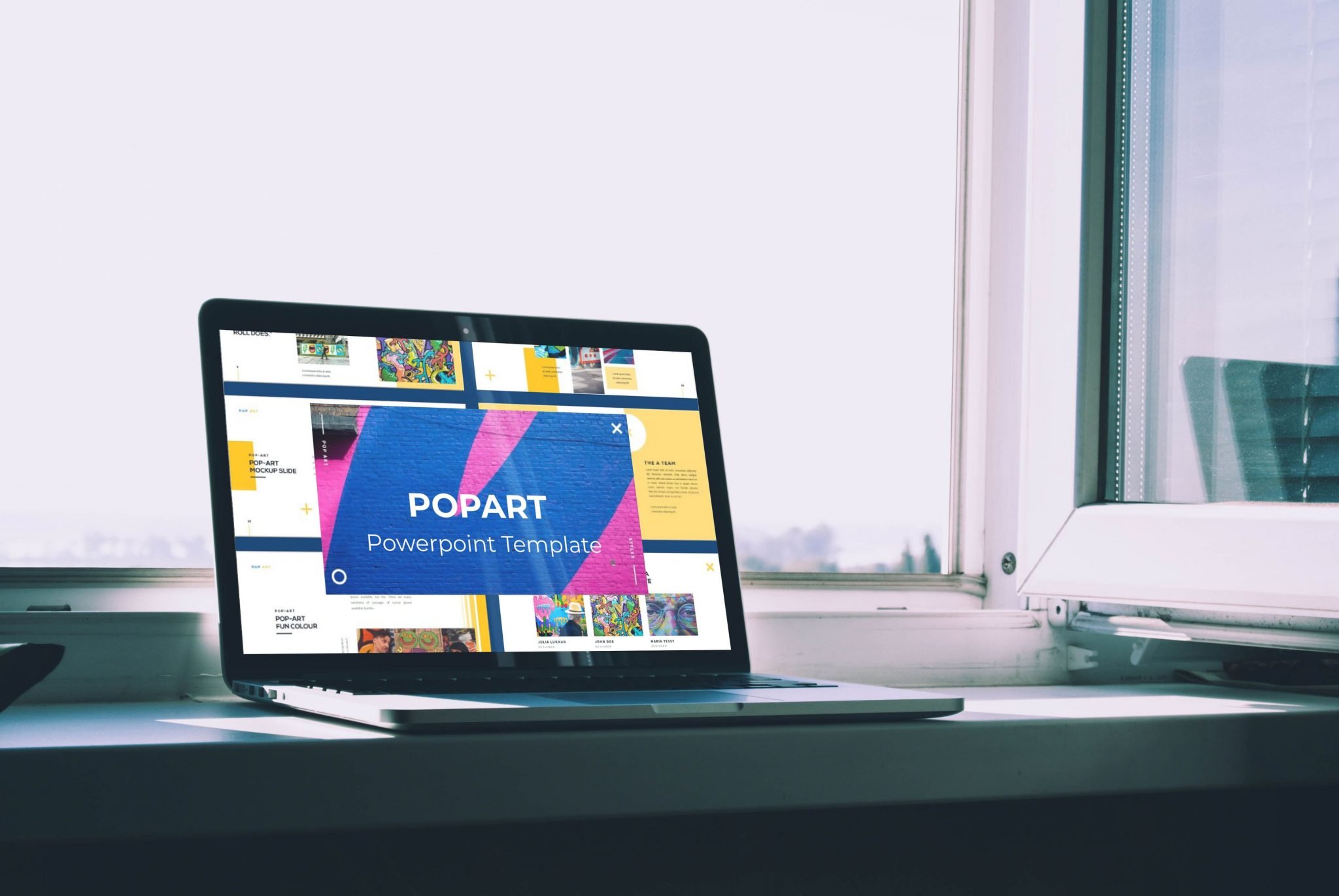 POPART Powerpoint Template – MasterBundles