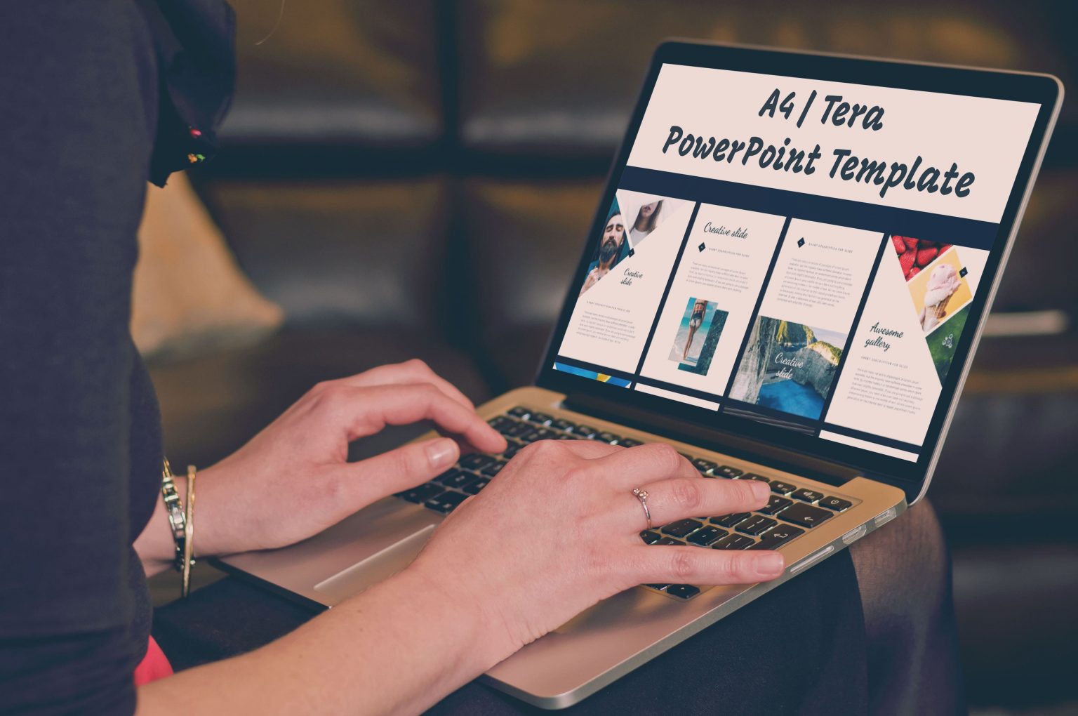 A4 | Tera Colorful PowerPoint Template – MasterBundles