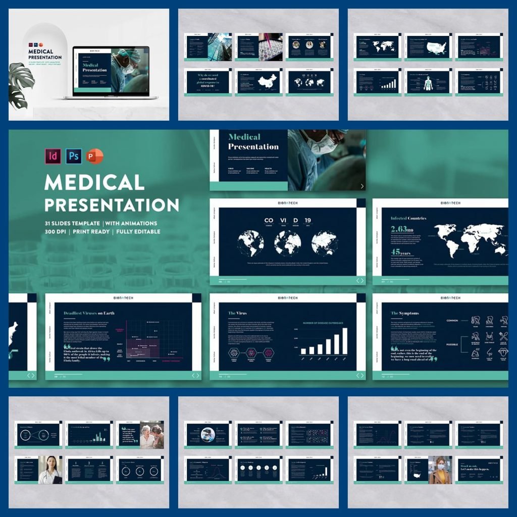 Medical Healthcare Presentation – MasterBundles