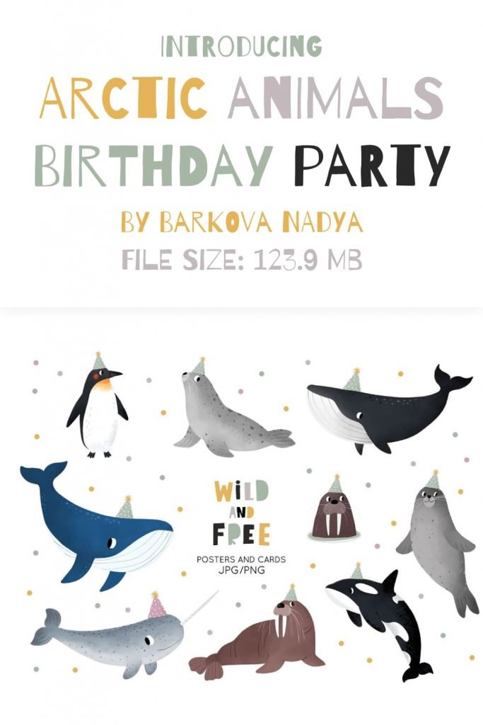 Arctic Animals Birthday Party – MasterBundles