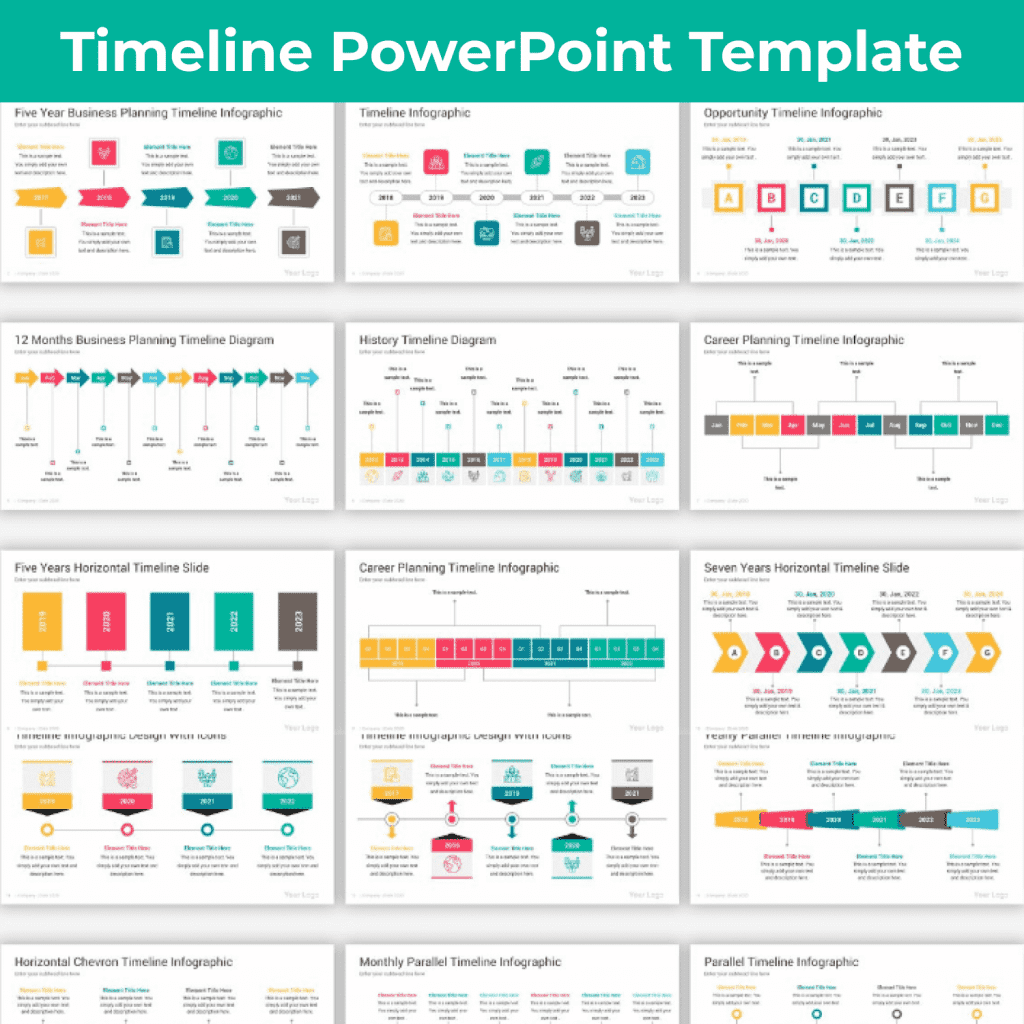 Timeline PowerPoint Template – MasterBundles