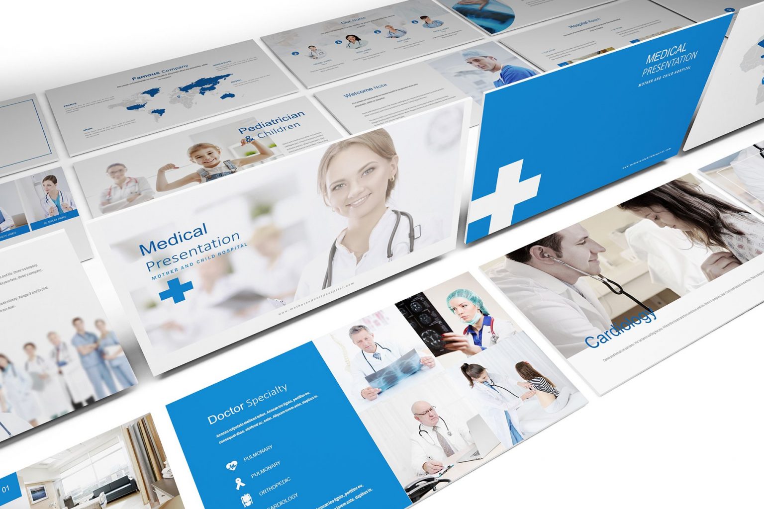 Medical and Hospital Powerpoint Template – MasterBundles