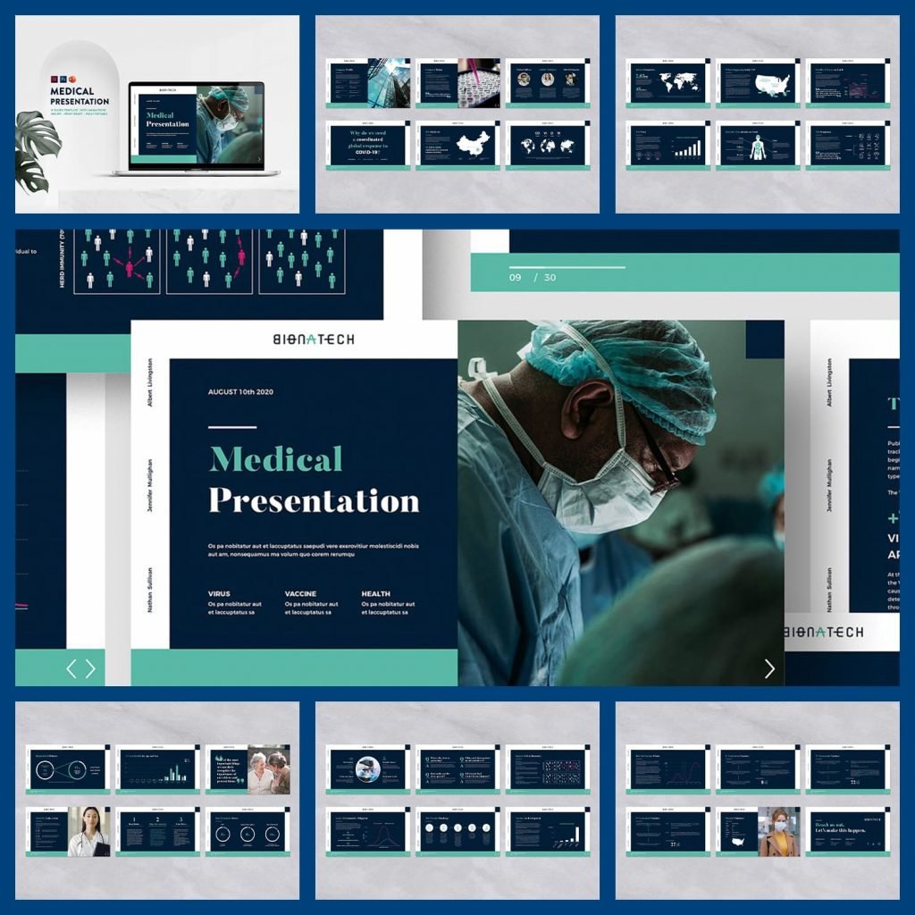 Medical Healthcare Presentation – MasterBundles
