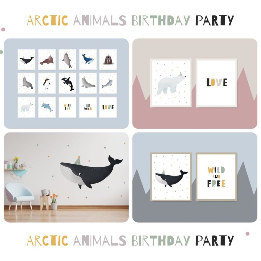 Arctic Animals Birthday Party – MasterBundles
