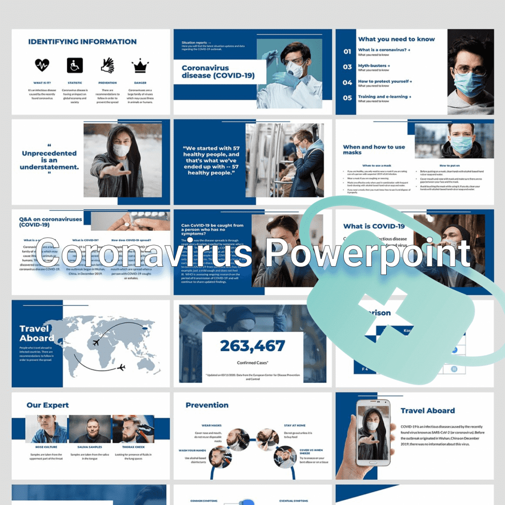 Coronavirus Powerpoint Template – MasterBundles