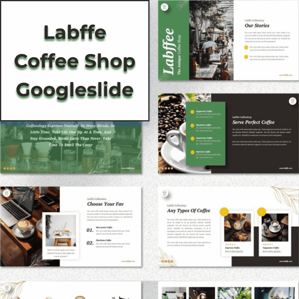 Labffe - Coffee Shop Google Slides Theme – MasterBundles