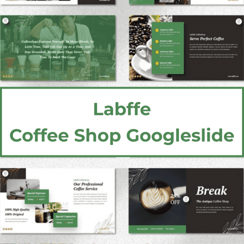 Labffe - Coffee Shop Google Slides Theme | Master Bundles