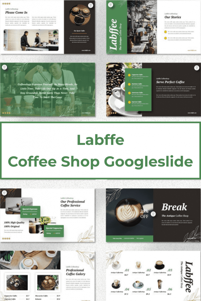 Labffe - Coffee Shop Google Slides Theme – MasterBundles