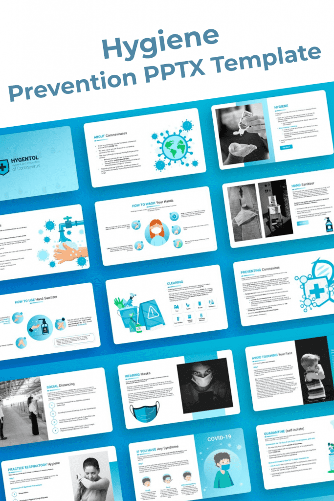 Hygiene Prevention PPTX Template – MasterBundles