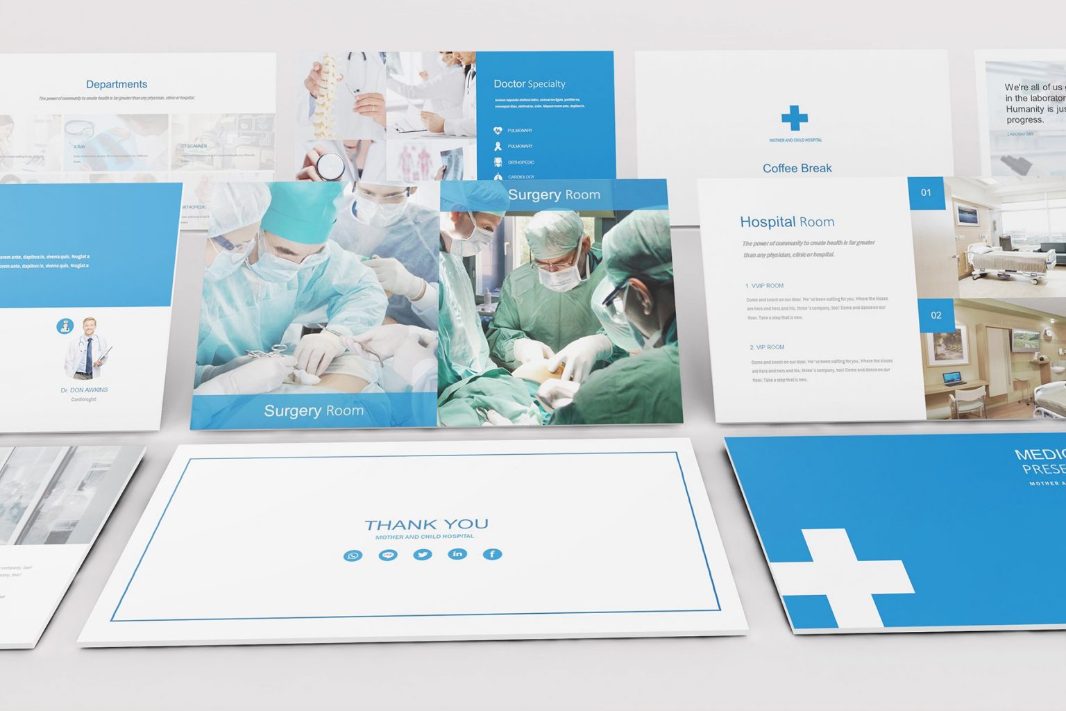 Medical and Hospital Powerpoint Template – MasterBundles