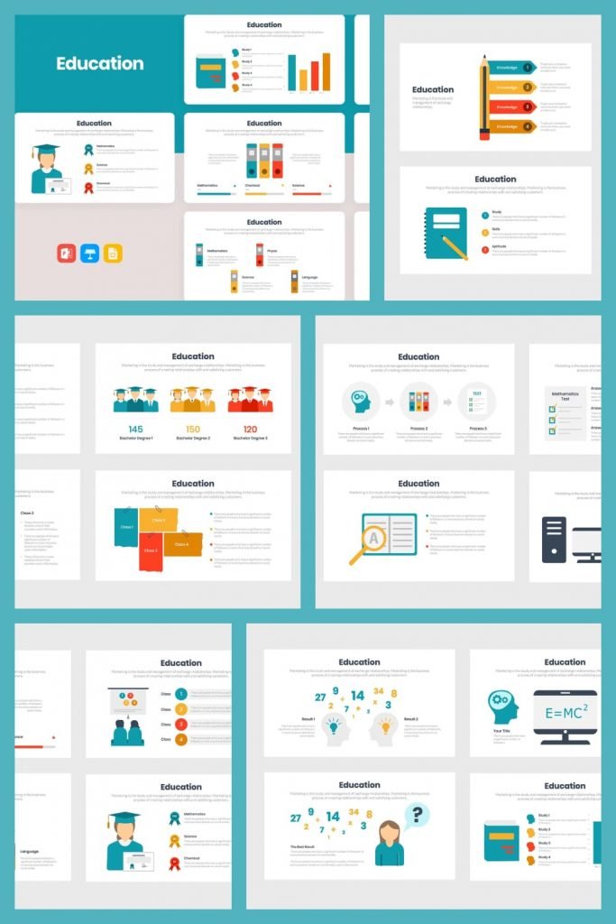 Education Diagrams Template – MasterBundles
