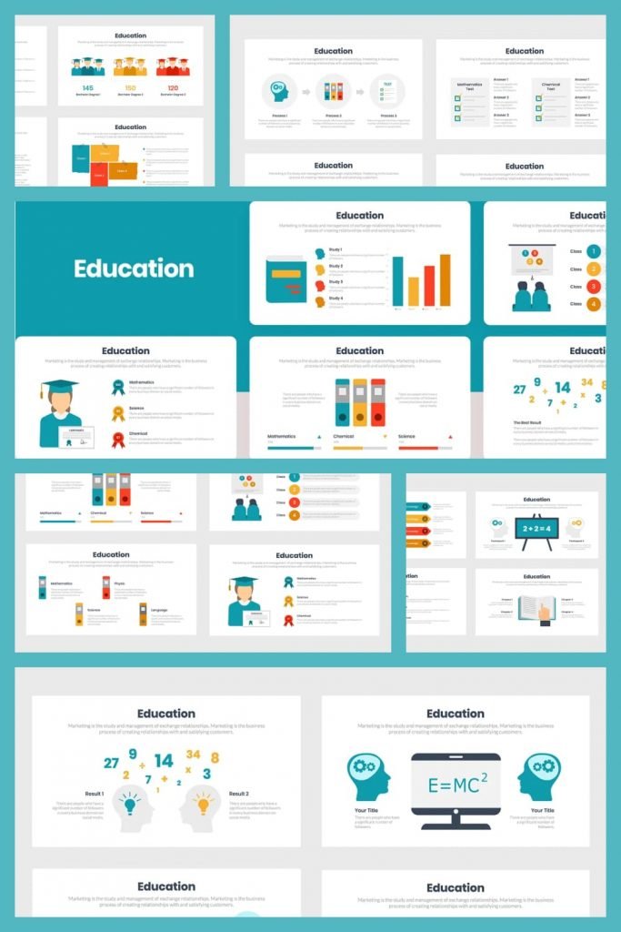 Education Diagrams Template – MasterBundles