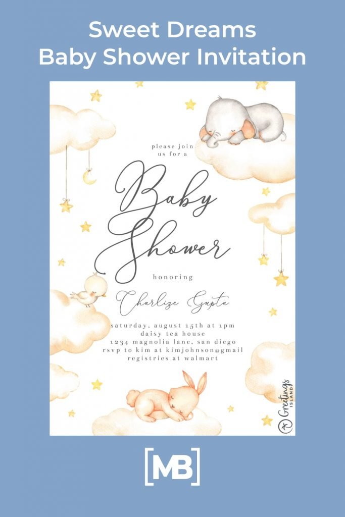 15+ Best Baby Shower Invitations for 2021: Free and Premium Templates