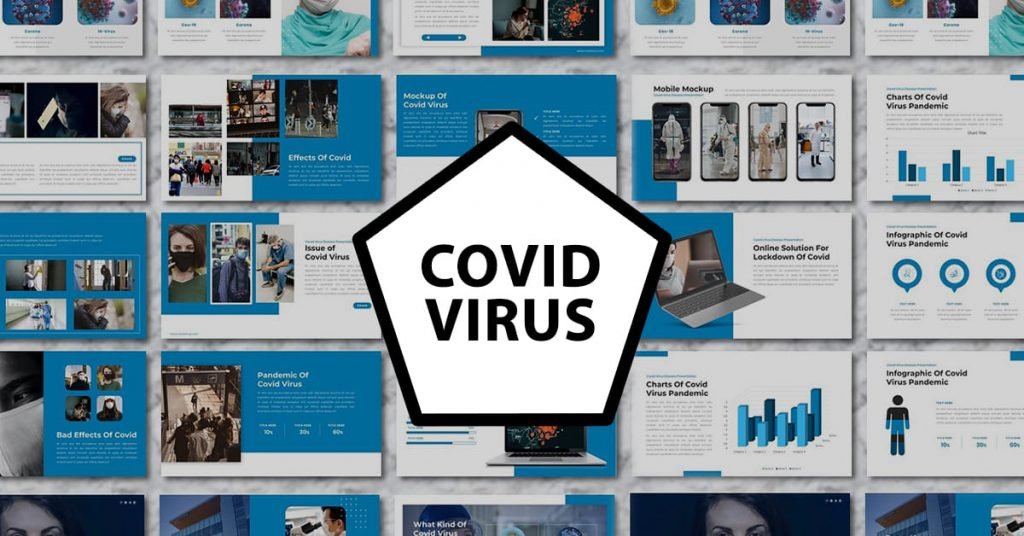 Covid Virus - Medical PowerPoint Template – MasterBundles