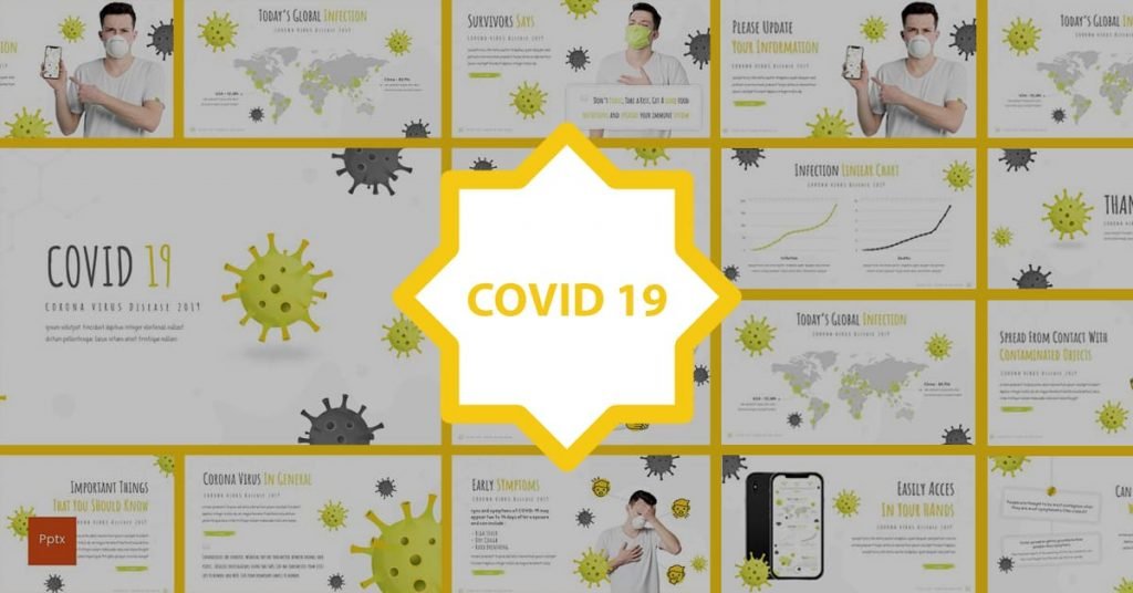 Covid 19 - Powerpoint Template – MasterBundles