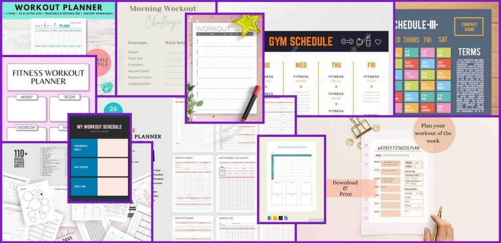 10+ Best Free Google Sheets Workout Planner Templates for 2022