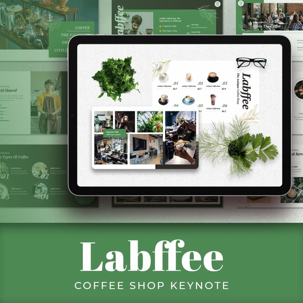 Labffe - Coffee Shop Keynote – MasterBundles