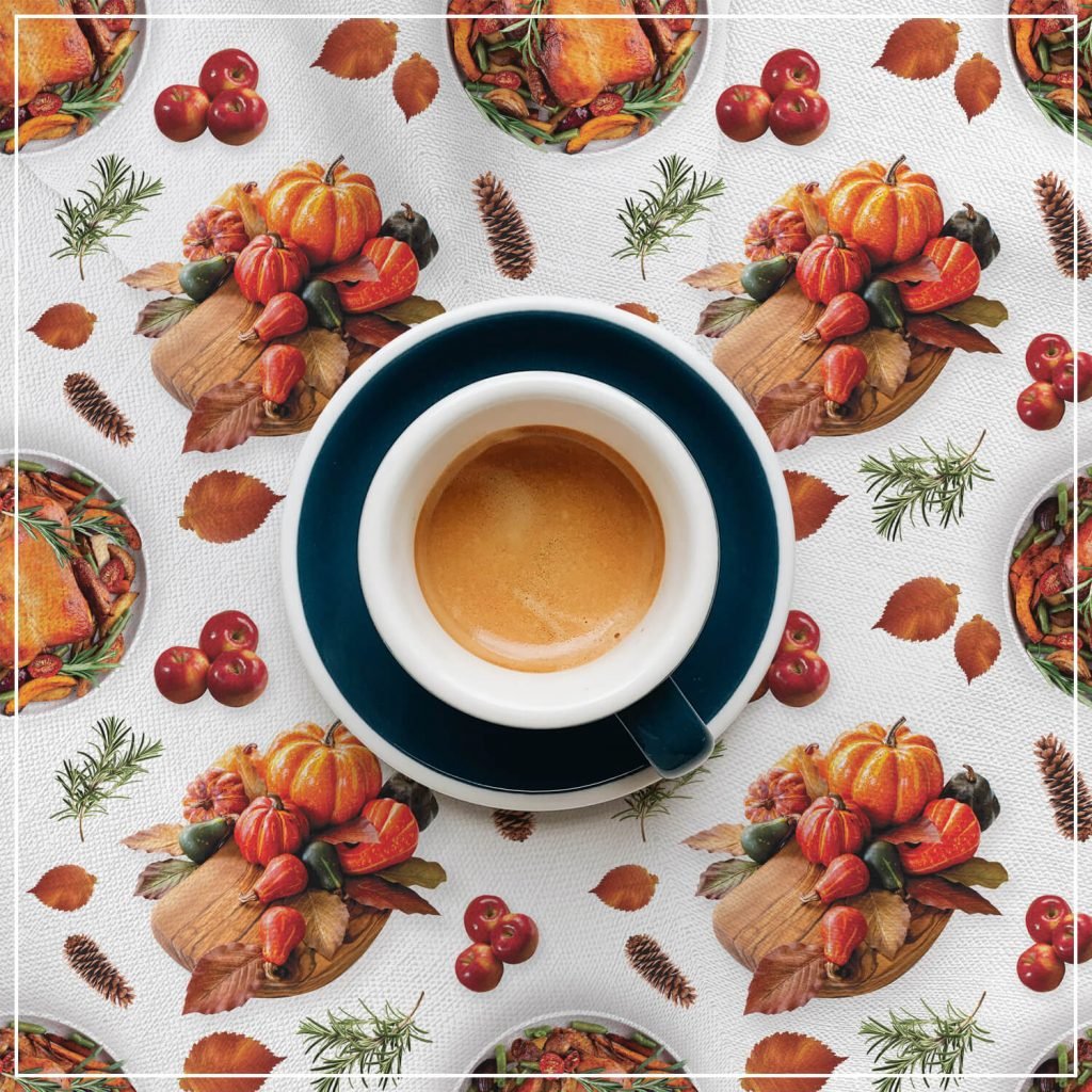 Turkey & Pumpkin Thanksgiving Pattern – MasterBundles