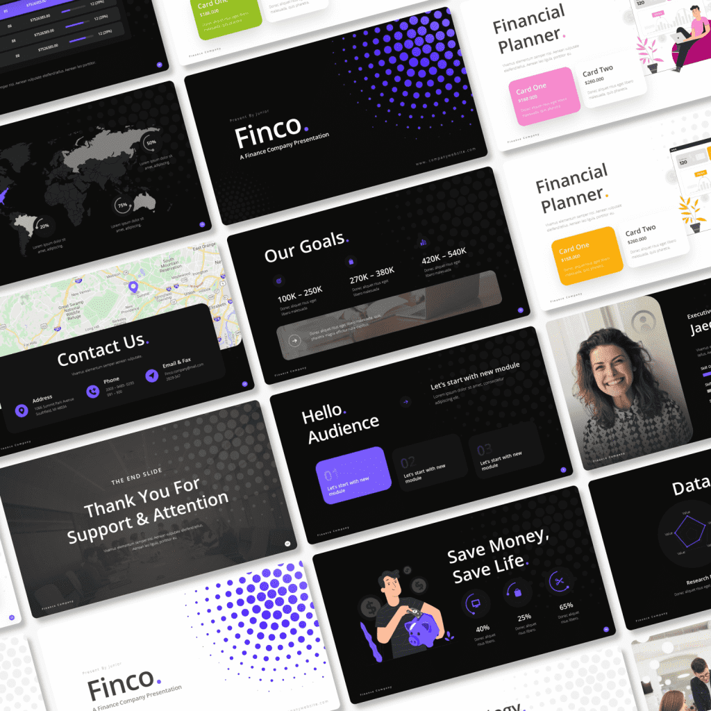 Finco Finance PowerPoint Template – MasterBundles