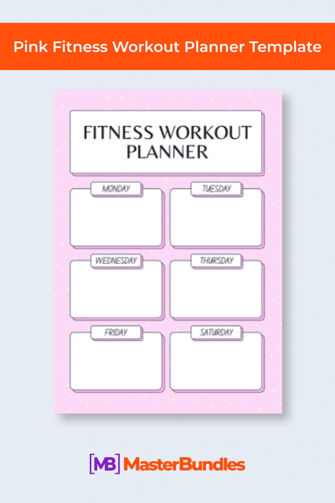 15+ Best Workout Schedule Templates: Free and Premium Templates
