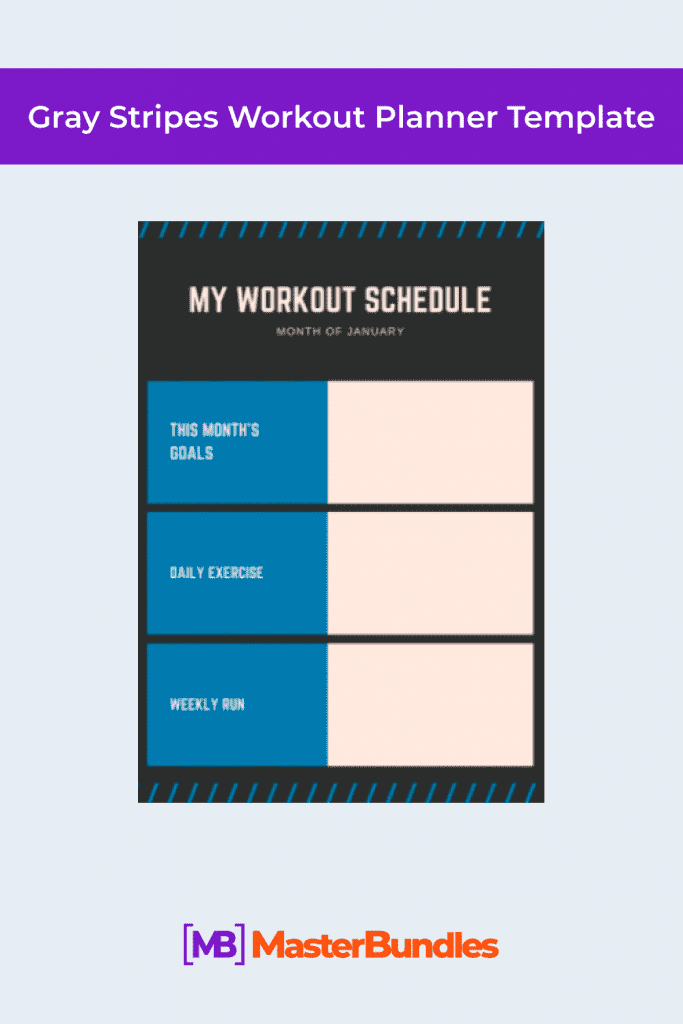 15+ Best Workout Schedule Templates: Free and Premium Templates