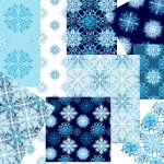 Snowflakes Digital Paper Set | Master Bundles