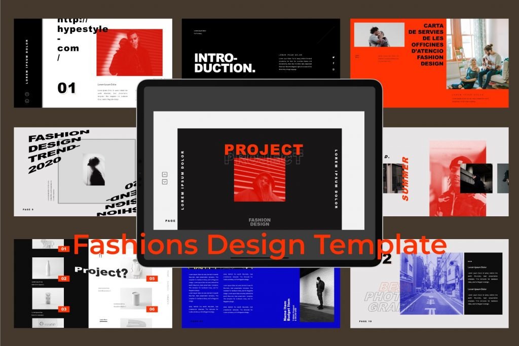 Fashion Design Presentation Template – MasterBundles