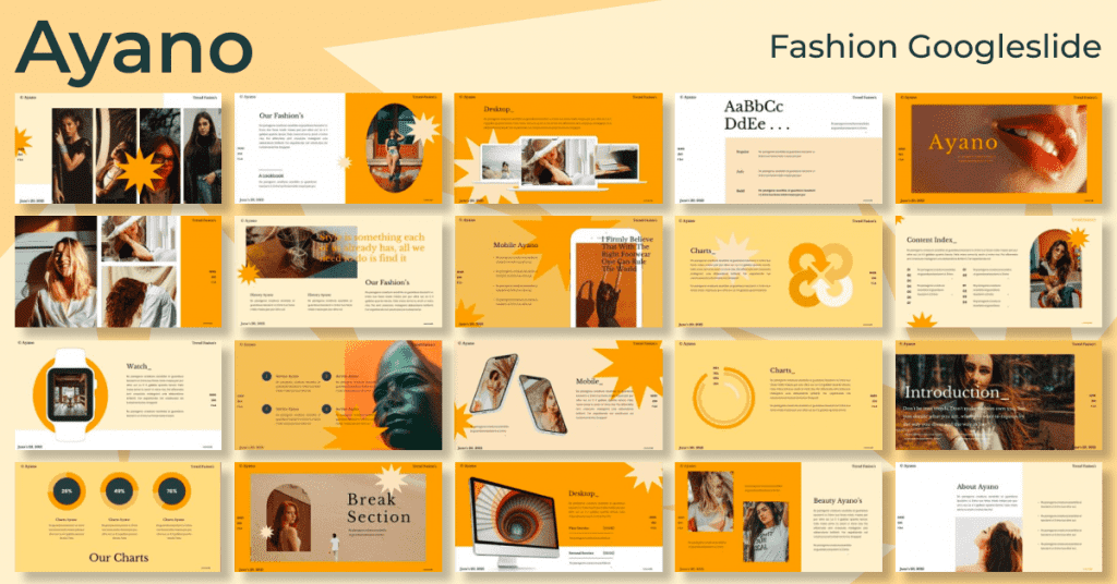 Ayano - Fashion Google Slide Template – MasterBundles