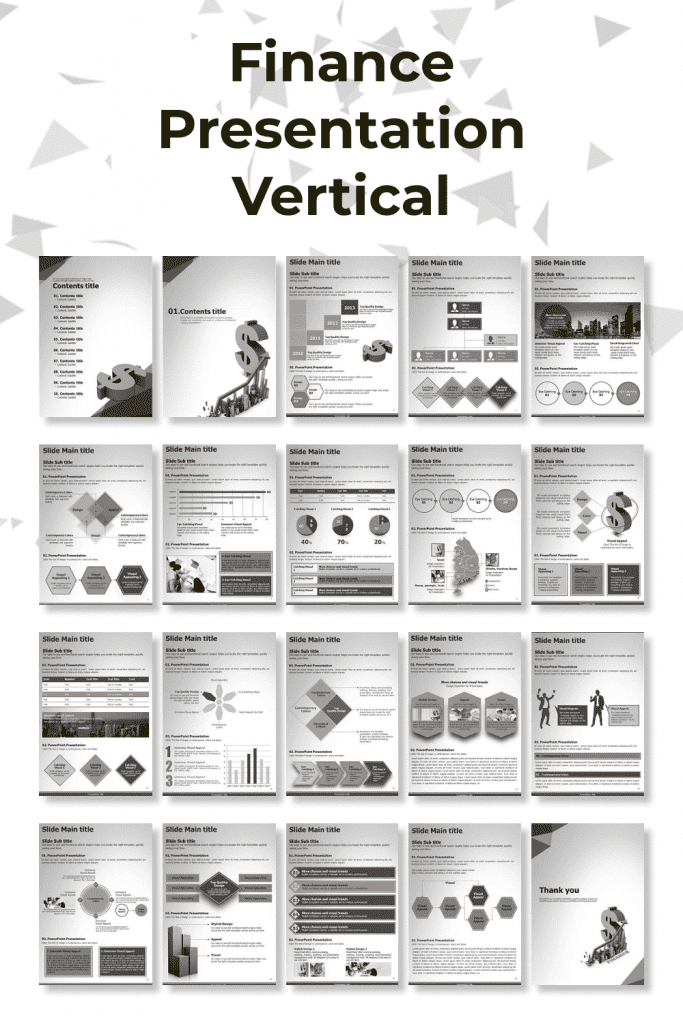 Finance Presentation Vertical – MasterBundles